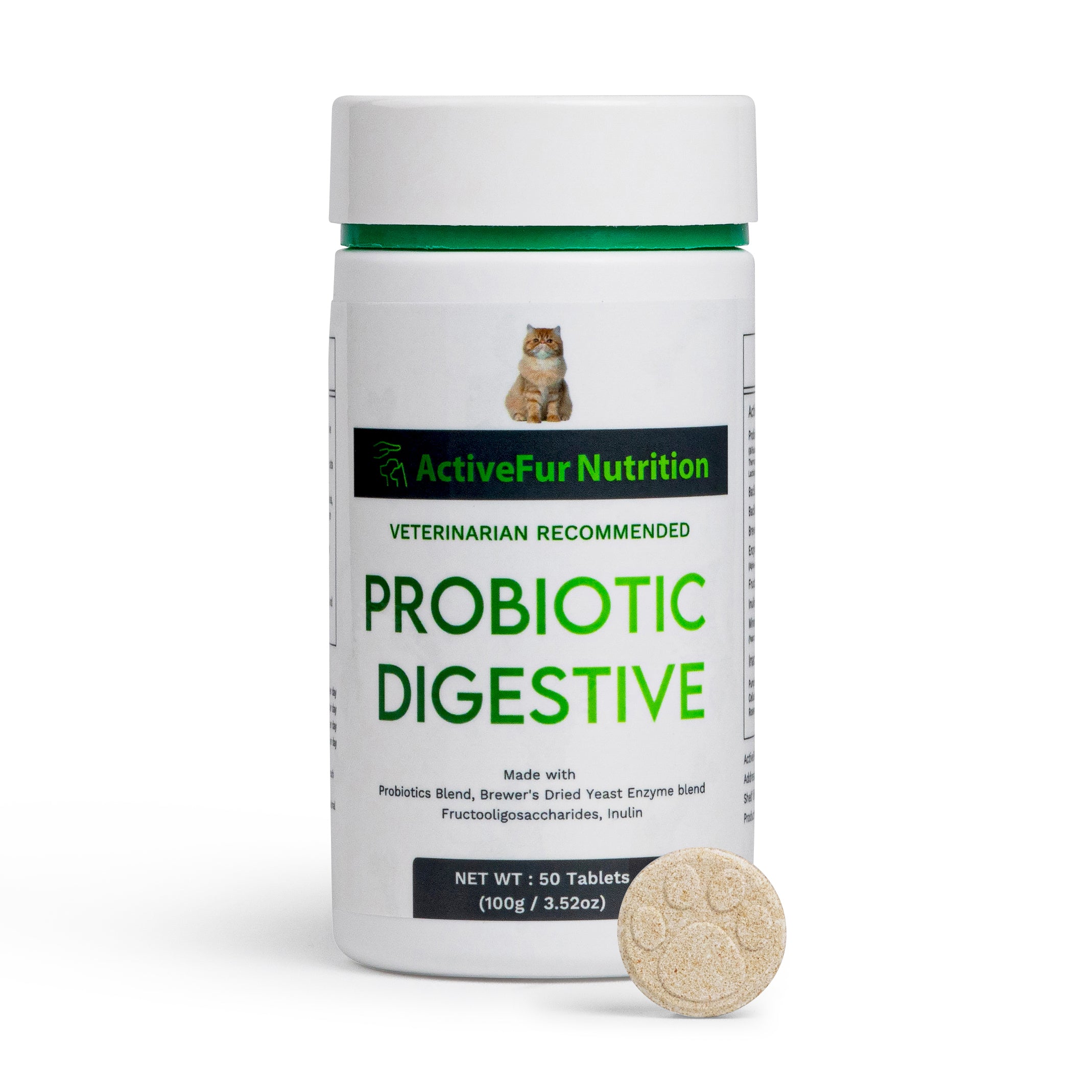 Cat Probiotic Digestive Tablets | Gut Health & Support